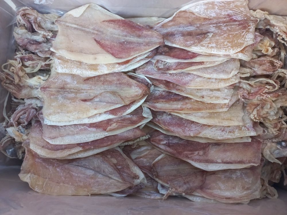 Dried Loligo Squid Skin-on, 마른 오징어, 干鱿鱼